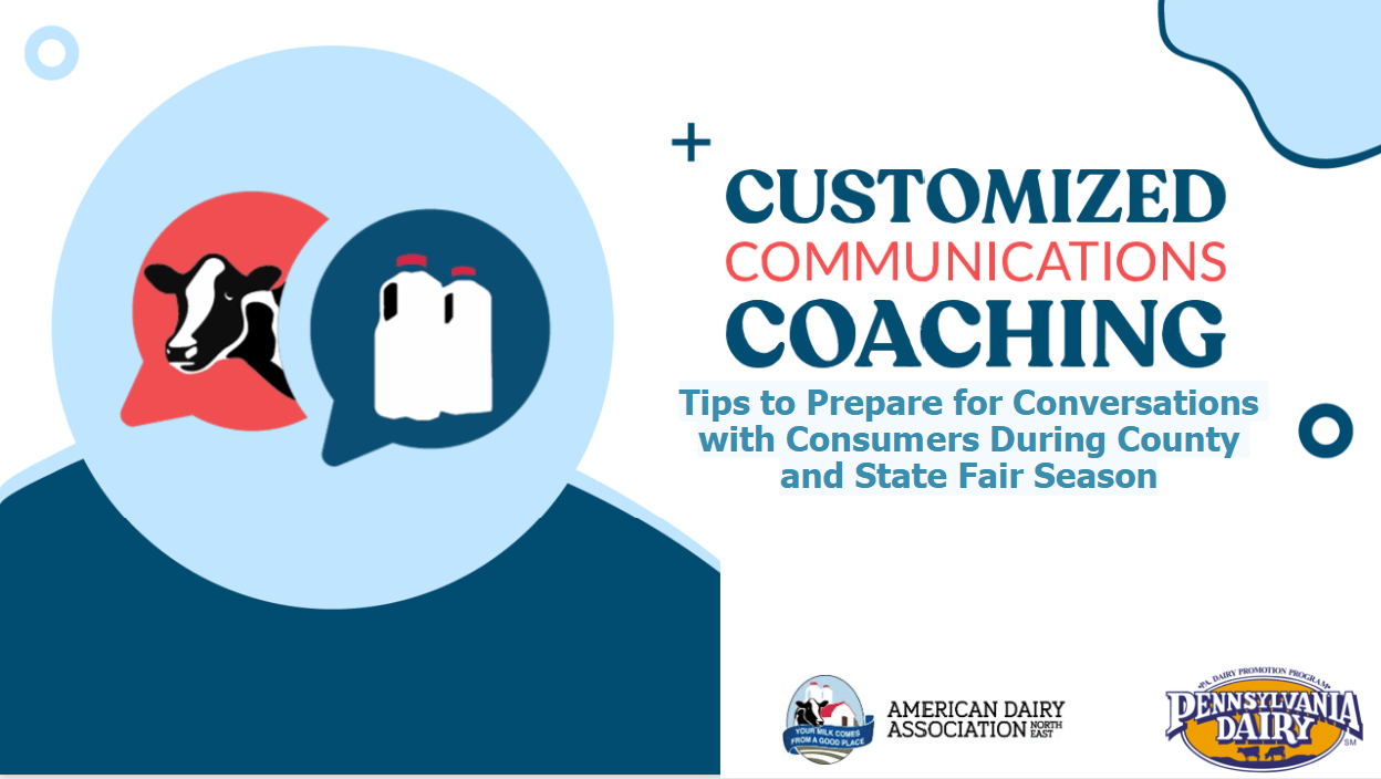 Customized Communications Coaching - Fairs | American Dairy Association ...